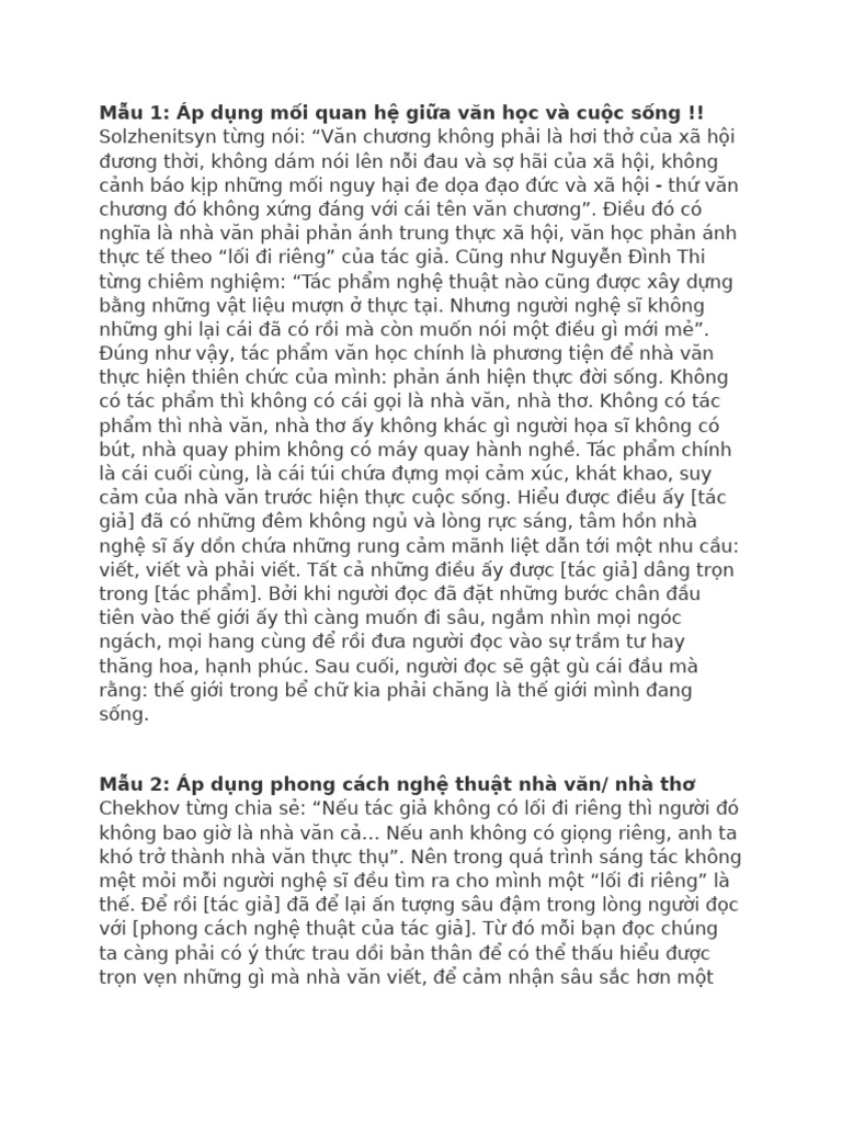 MẪU ĐÁNH GIÁ MỞ RỘNG LLVH | PDF