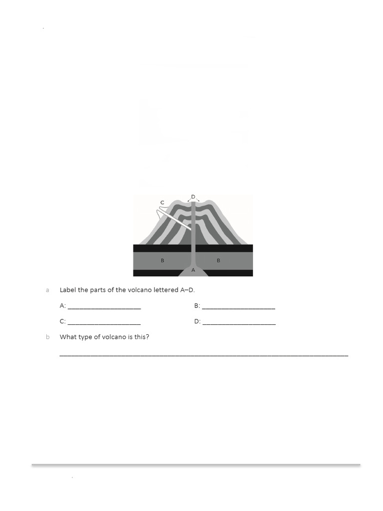 Earthquakes and Volcanoes Worksheet | PDF