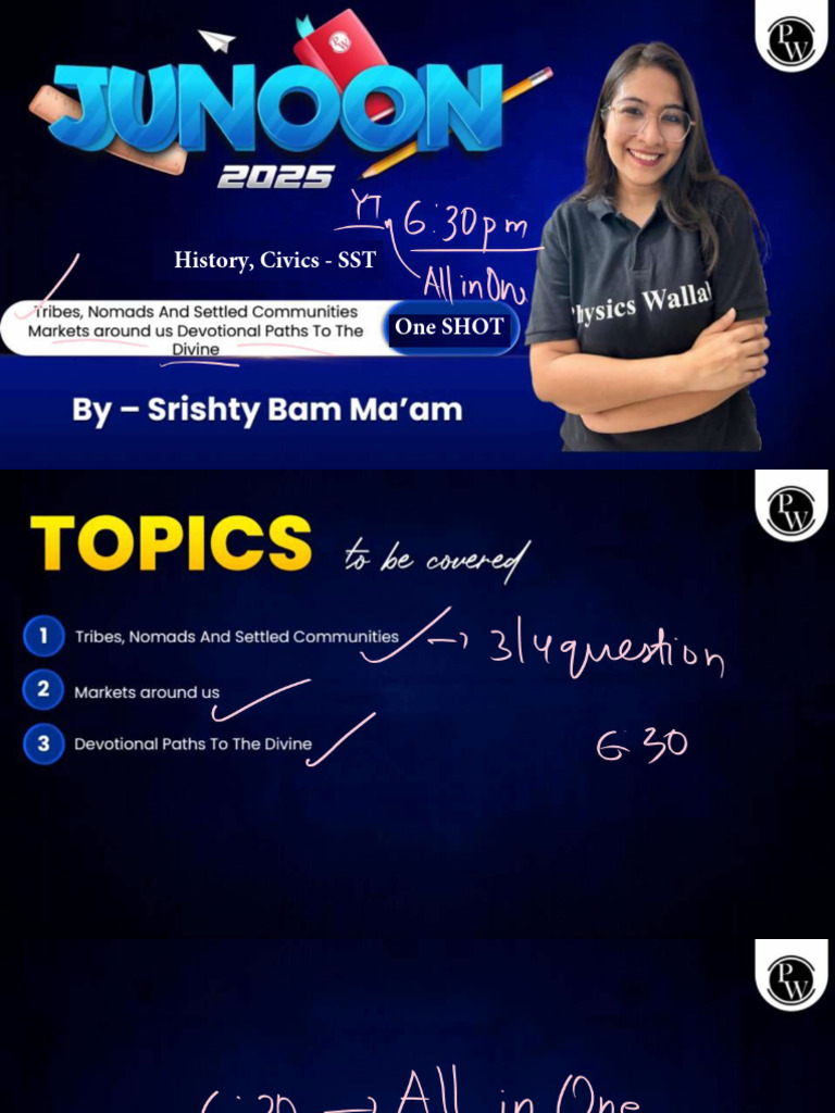 History, Civics, History - Tribes, Nomads and Settled Communities Markets Around Us Devotional ...