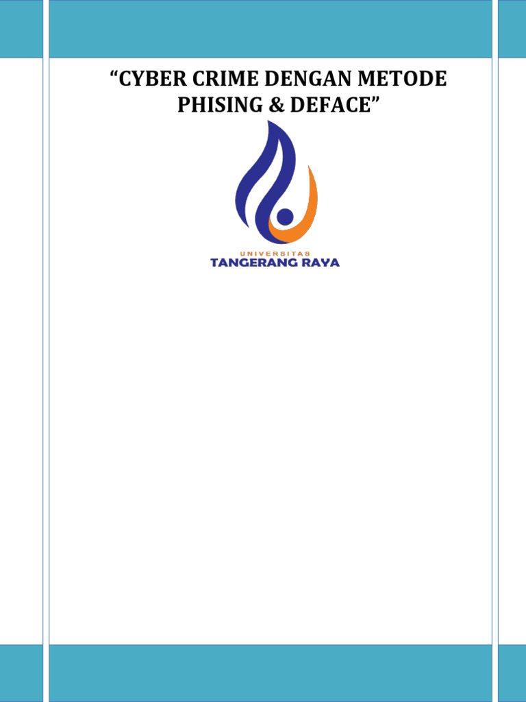 Cyber Crime Dengan Metode Phising | PDF