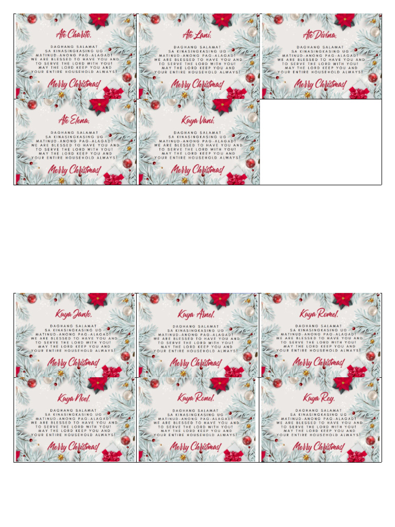 FOR PRINTING - Greeting Cards | PDF