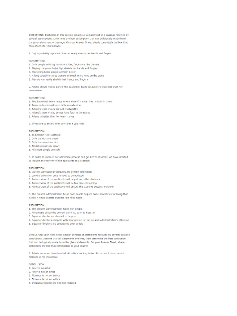 Analogy and Logic 2 With Answers | PDF