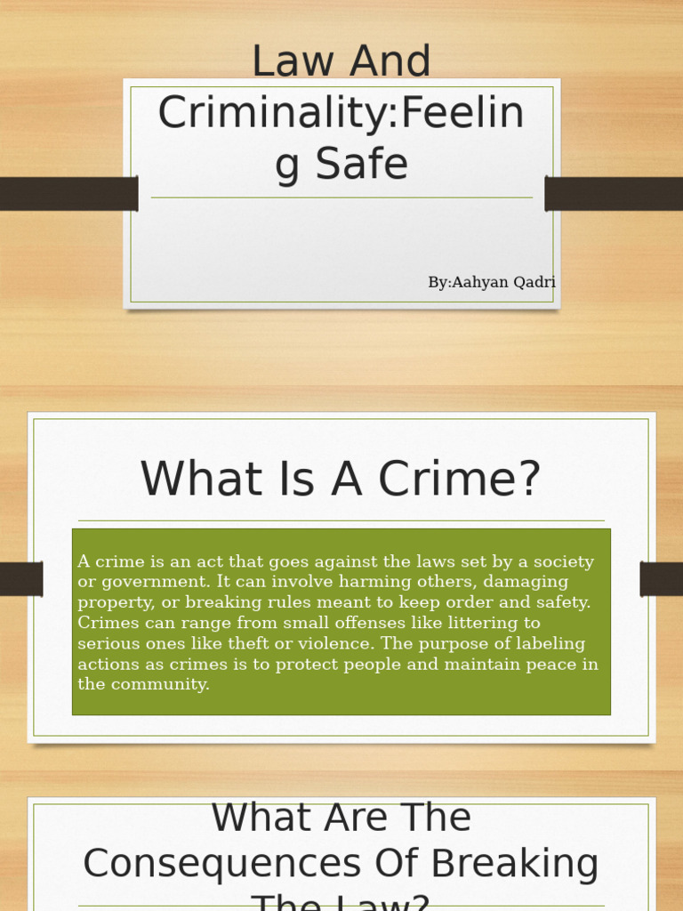 Law and Criminality | PDF