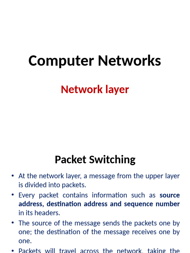 Packet Switching 9 11 | PDF | Network Congestion | Computer Network