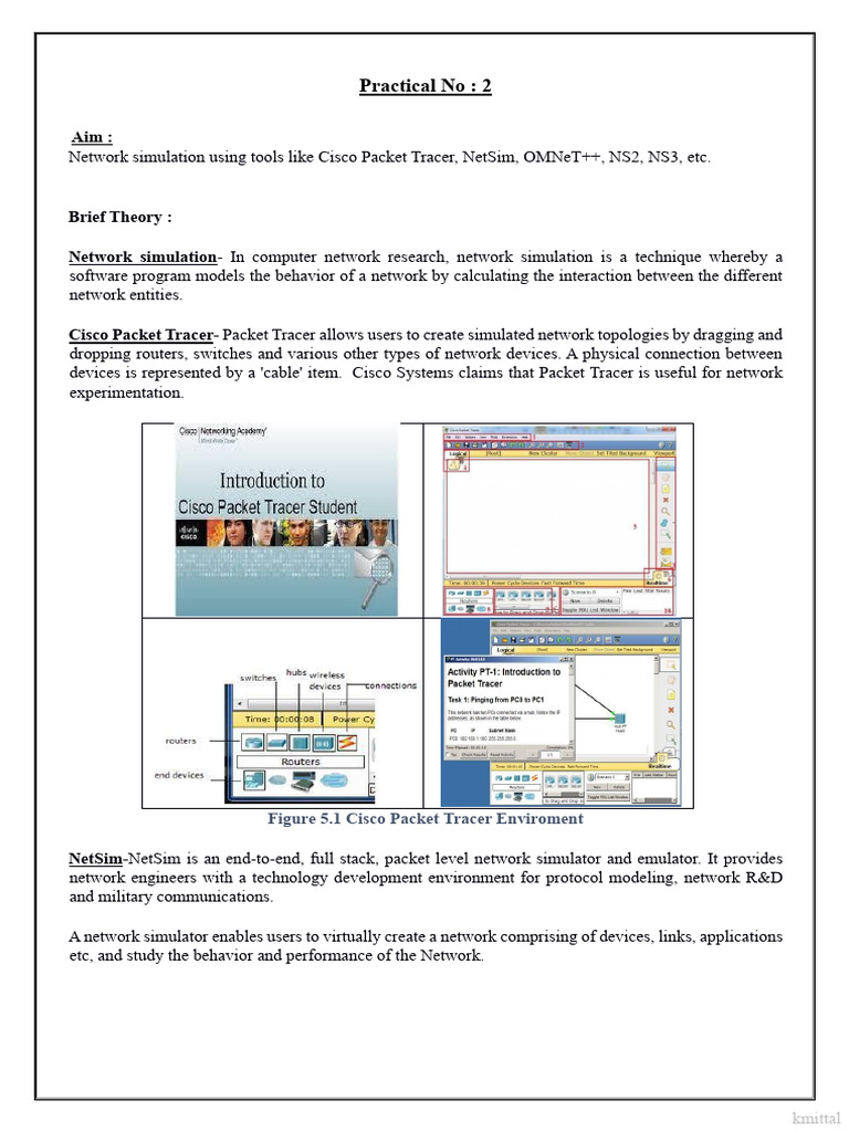 CN - Practical 02 - Kanhaiya Mittal | PDF | Computer Network | Simulation