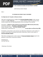 Housing Society Nomination Form Template | PDF