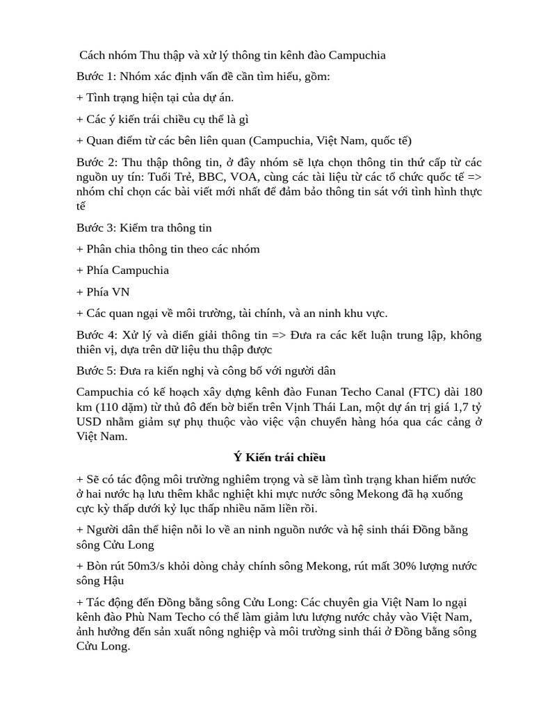 Kênh-đào-Funan-Techo | PDF