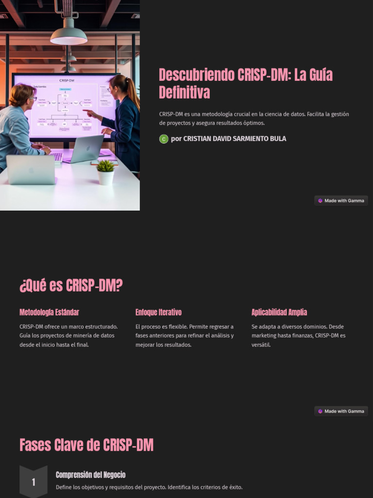 Descubriendo CRISP DM La Guia Definitiva | PDF | Datos | Procesamiento ...