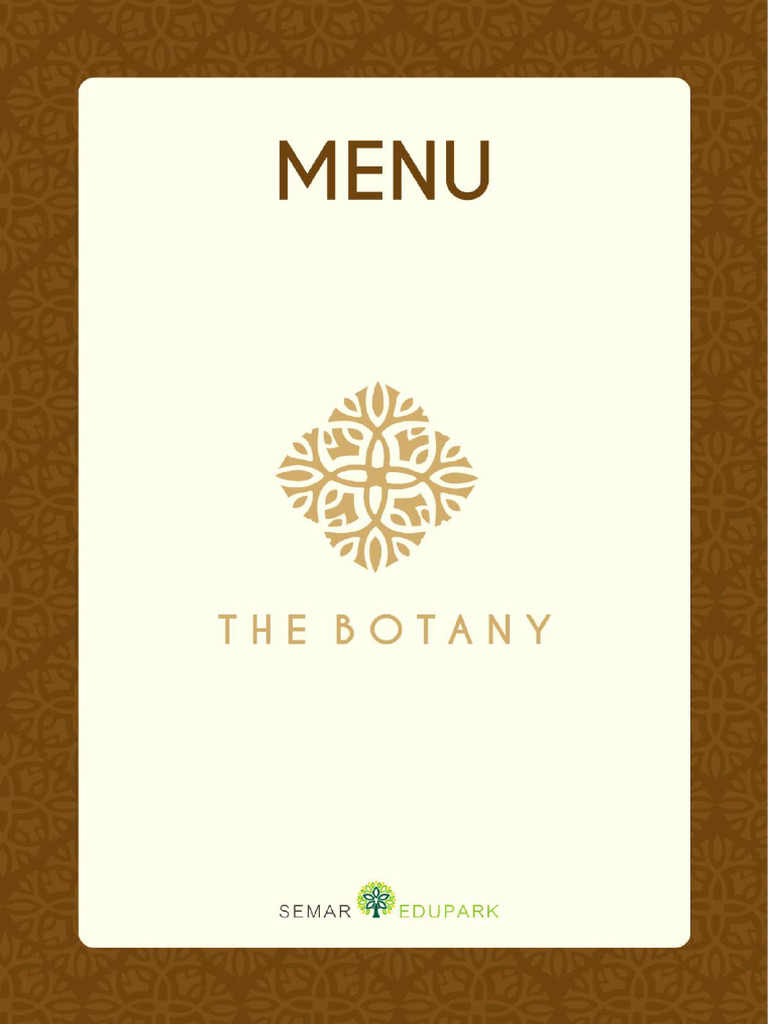 The Botany E-Menu | PDF