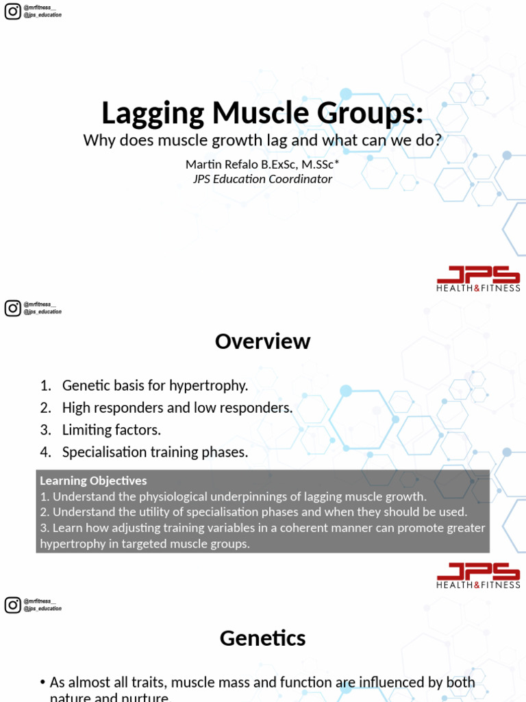 Lagging Muscle Groups - Edu Portal - Martin | PDF | Muscle Hypertrophy ...