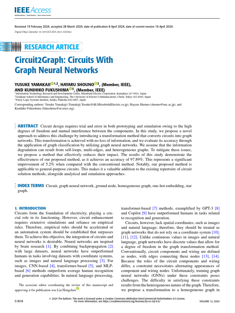 Circuit Design via Graph Neural Networks | PDF | Electronic Circuits ...