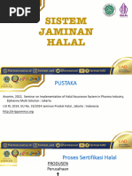 Kriteria Sistem Jaminan Produk Halal (SJPH) | PDF