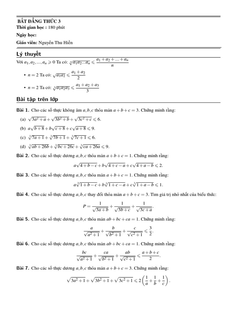 CMATH CỦA HIỀN 2024 2025 | PDF