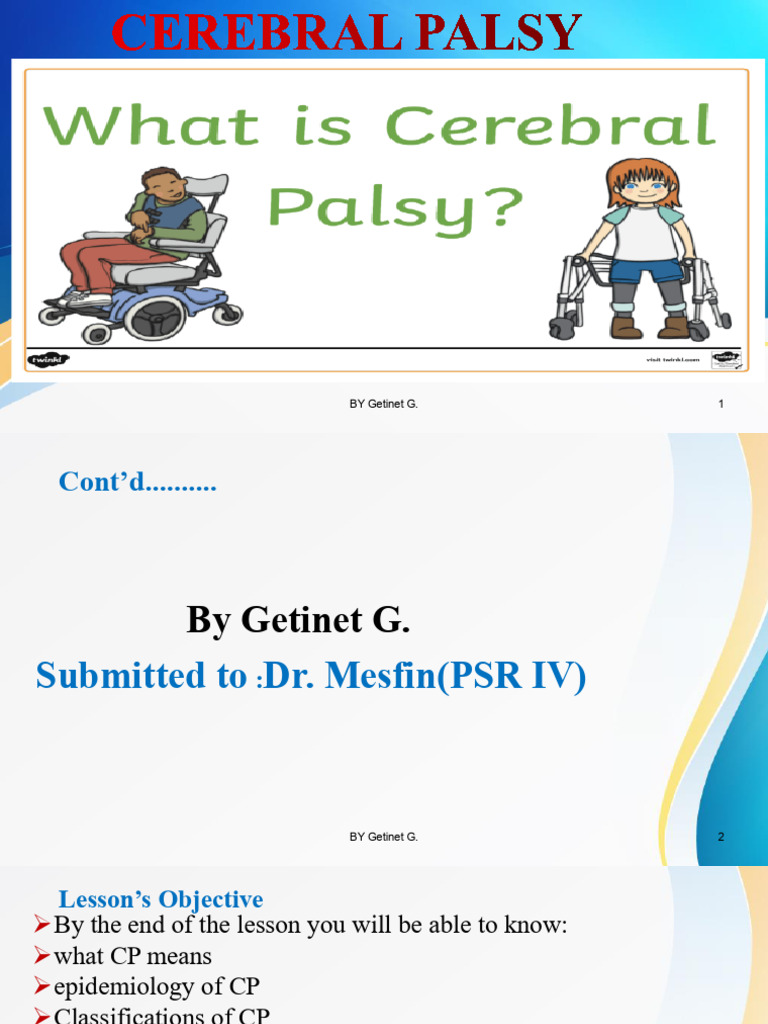Cerebral Palsy and It's Physiotherapy Management | PDF | Neurology ...