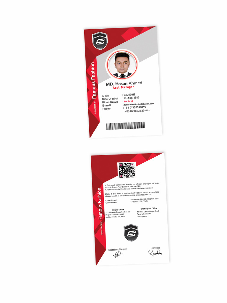 Famous ID MD Hassan Ahmed | PDF