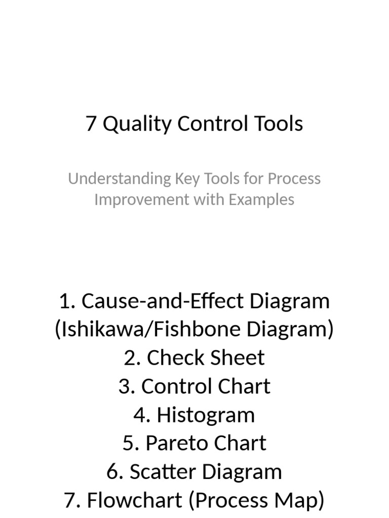 7_QC_Tools_Presentation | PDF