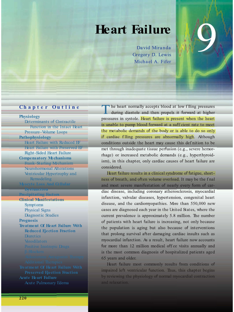 Lilly Chapter 9 Heart Failure | PDF