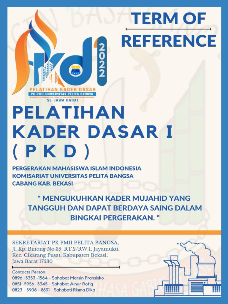 Tor Kegiatan PKD 1 Final | PDF
