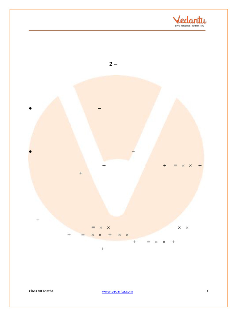 Class 8 Maths Factorisation Notes Pdf Factorization Polynomial