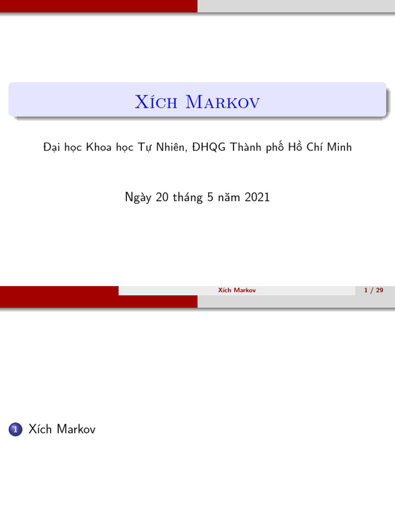 Xich Markov | PDF