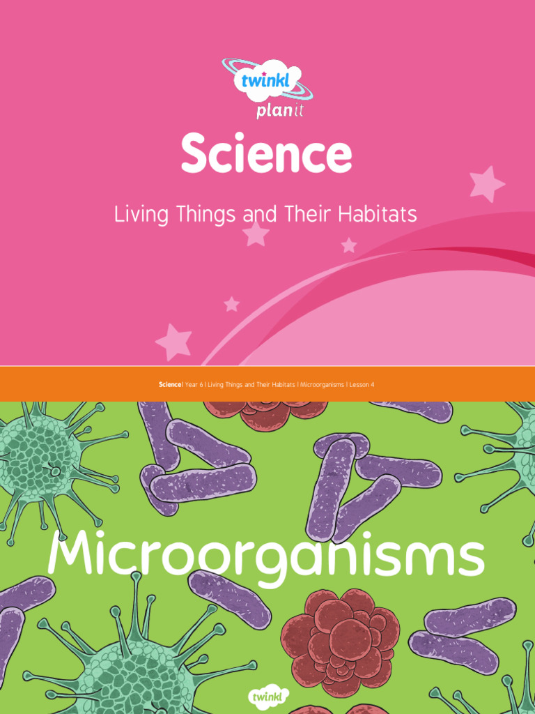 Science Lesson Presentation Microorganisms | PDF