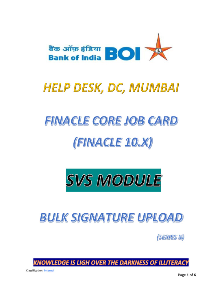 SVS Module (Bulk Signature Upload)-21.06.2023 (1) | PDF ...