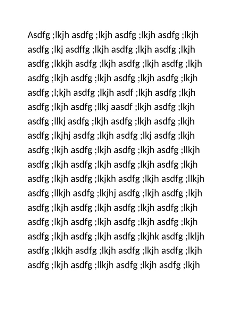 Asdfg | PDF