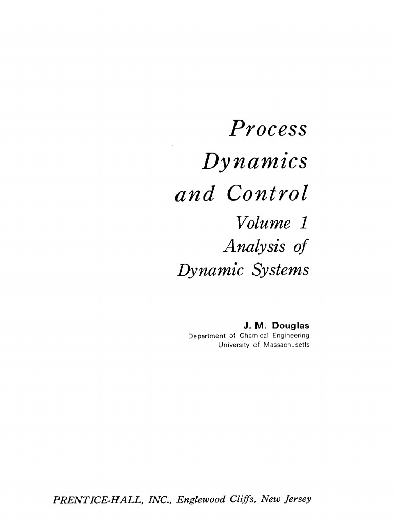 Process Dynamics and Control Vol1 | PDF