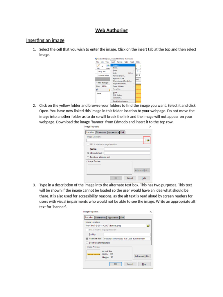 32. Web Authoring Content Guide | PDF | Hyperlink | Computing
