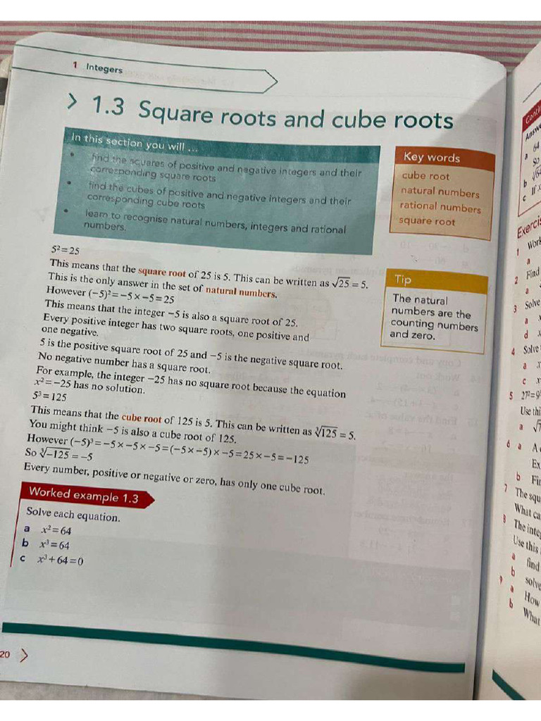 Square & Cube Roots | PDF