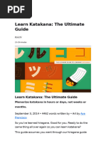 Hiragana Katakana Charts Color Coded | PDF | Japanese Words And Phrases ...