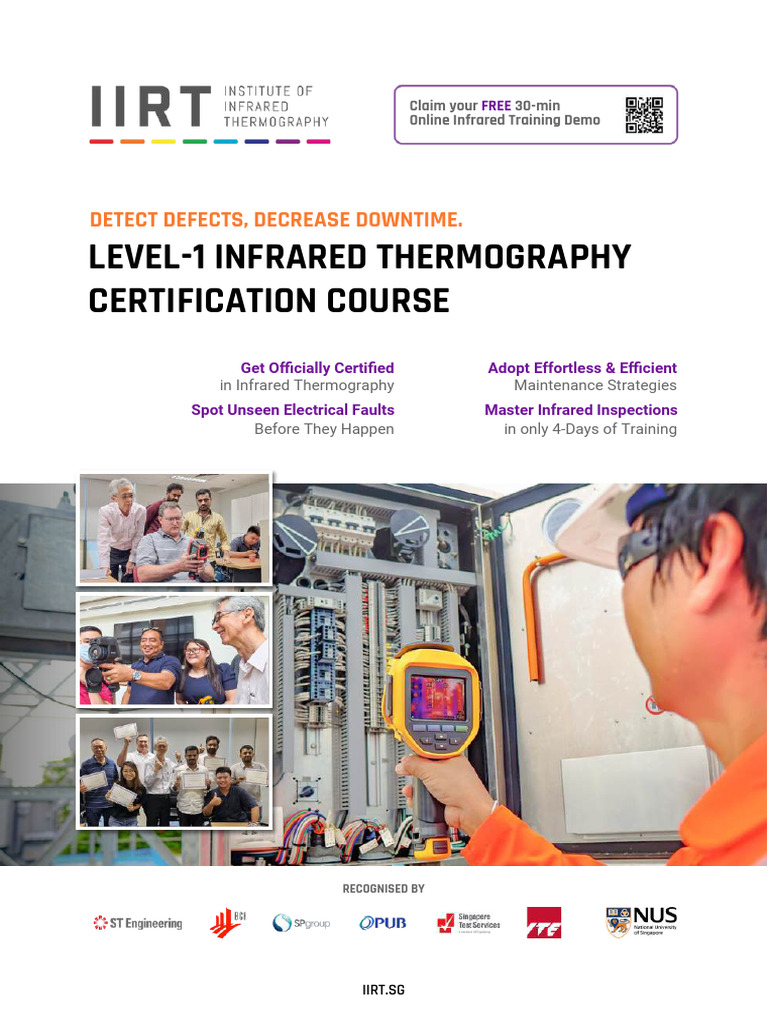 IIRT Discover Infrared Level 1 Brochure | PDF | Thermography | Infrared