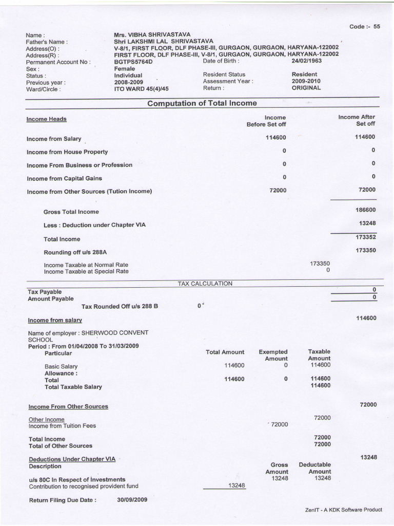 Computation | PDF | Taxes | Government Finances