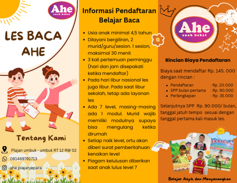 Brosur Ahe Fiks | PDF