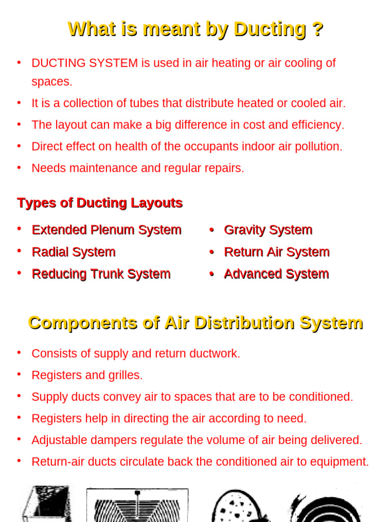 Ductingbuilding Services - III Lecture 2c | PDF | Duct (Flow ...