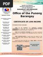 Barangay Indigency | PDF