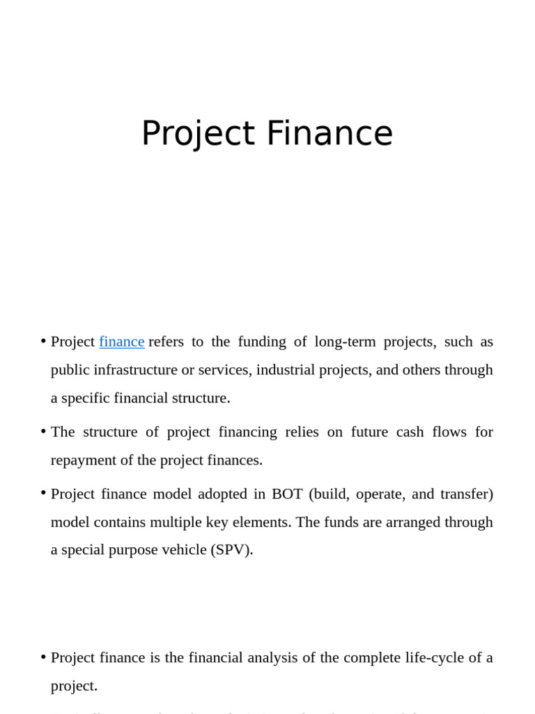 Project Finance PPT Unit 3 | PDF | Project Finance | Airlines