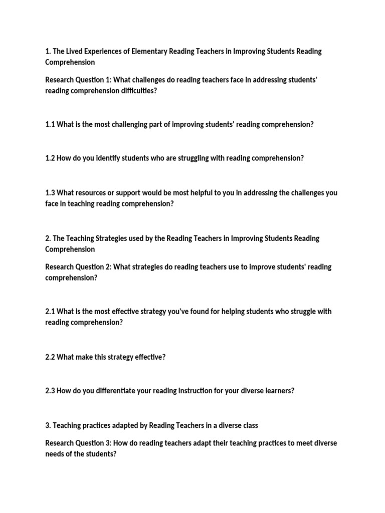 IDI-FGD QUESTIONS-GROUP7 | PDF