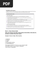 GESE Grade 5 Topic Form | PDF