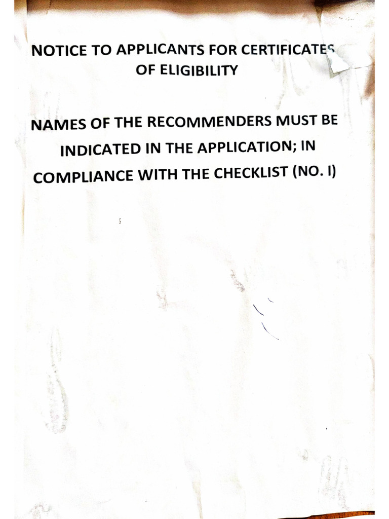 Enrollment Checklist For Law Council | PDF