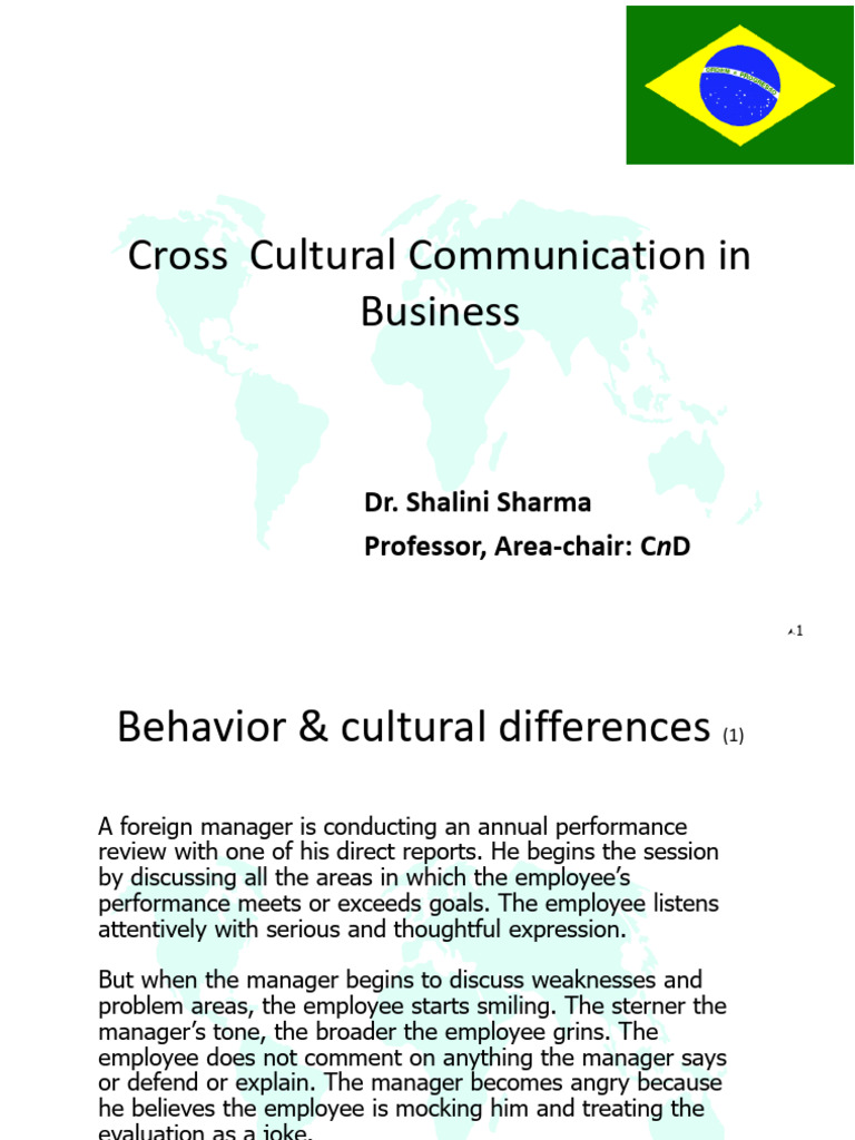 Business Cross-Cultural Communication Insights | PDF | Communication ...