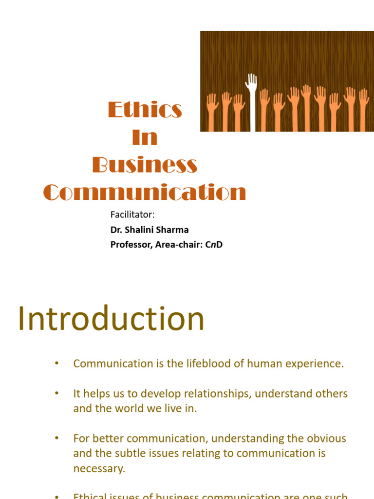 Ethics in Business Communication | PDF | Justice | Crime & Violence