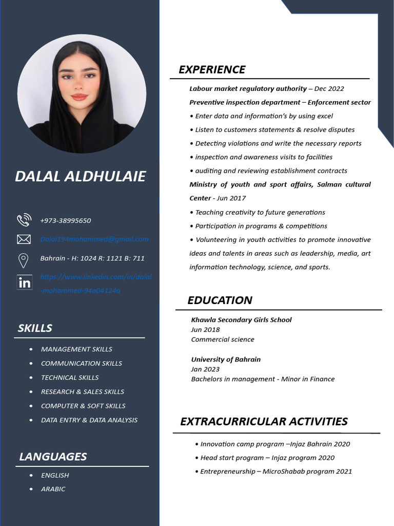 CV - Dalal | PDF