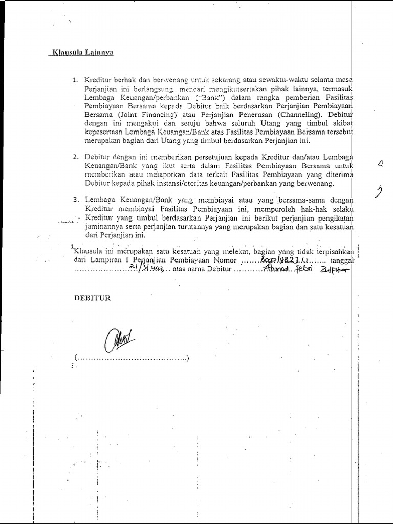 Klausula Pembiayaan Bersama (1) - 240425 - 202210 | PDF