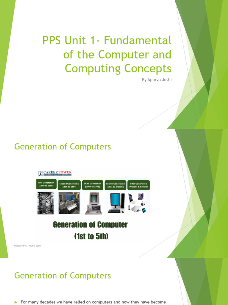 Evolution of Computer Generations | PDF | Computer Data Storage | Computer Network
