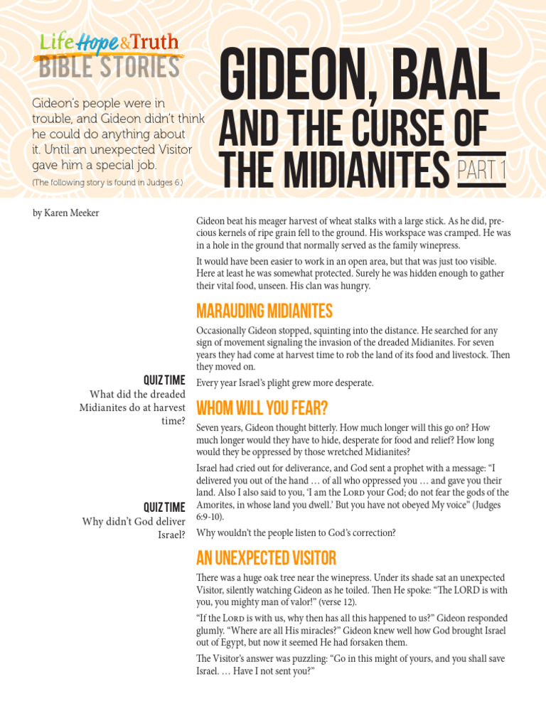 Gideon Baal and The Curse of The Midianites Part 1 Download | PDF