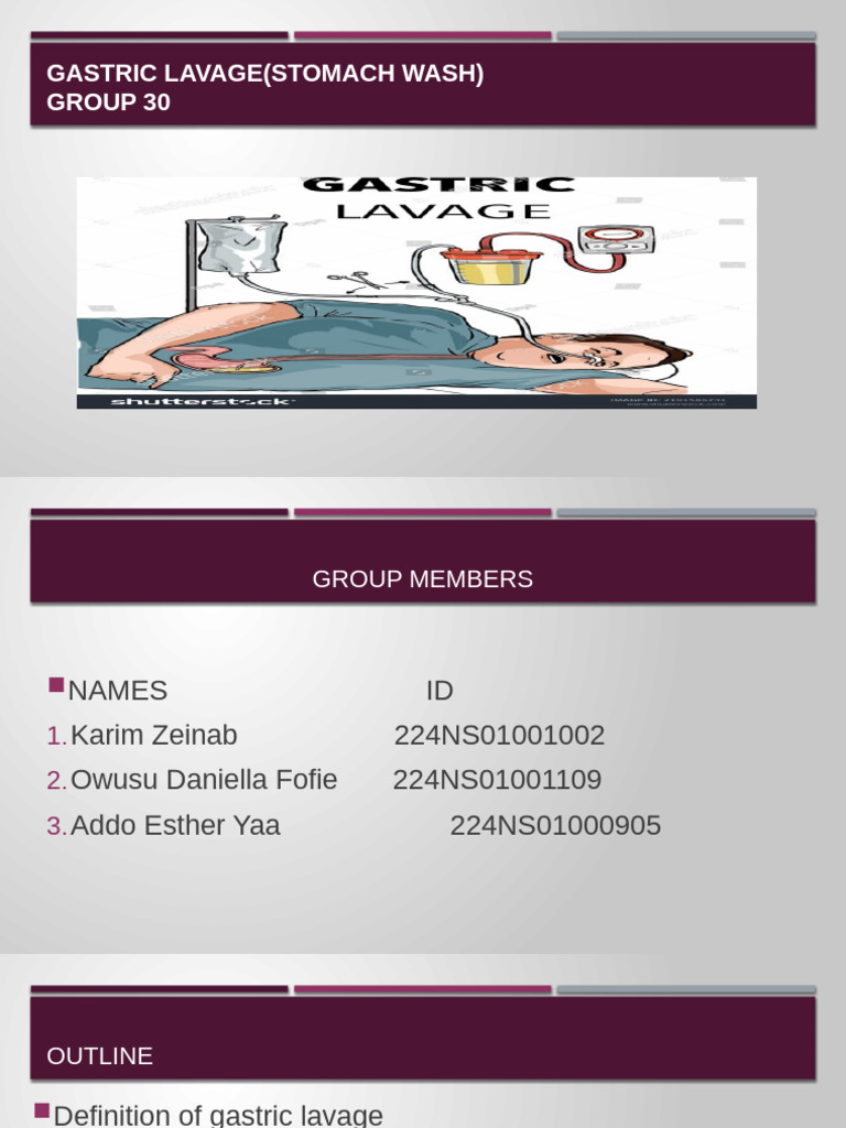 Gastric Lavage (1) 1 | PDF | Stomach | Diseases And Disorders