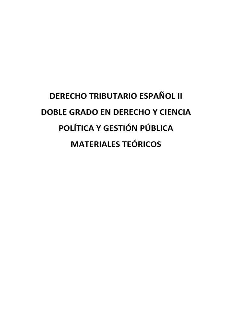 Dte Ii Depo 24-25 Materiales Teóricos | PDF | aduana | Impuestos
