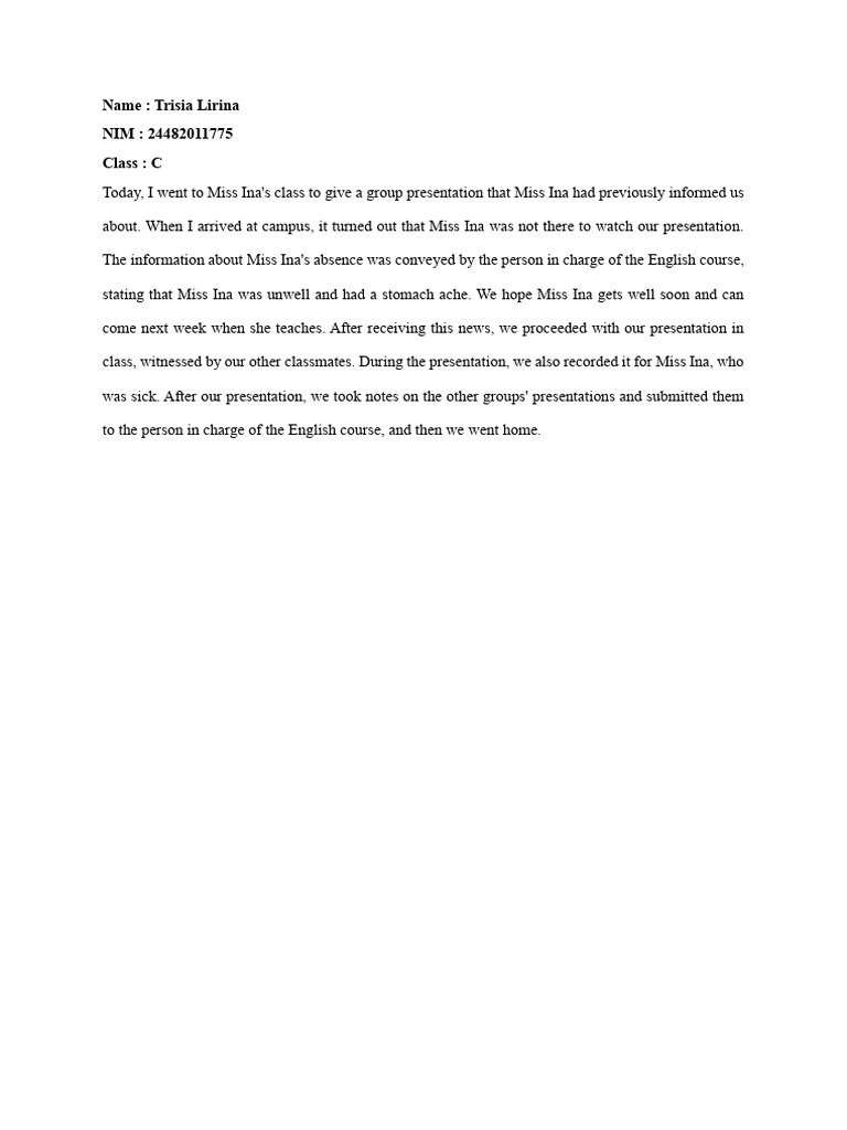 Resume 5 English Class | PDF