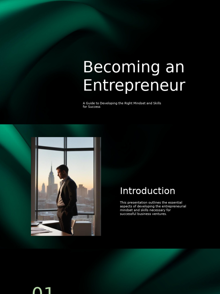 Becoming An Entrepreneur | PDF | Entrepreneurship | Business Model